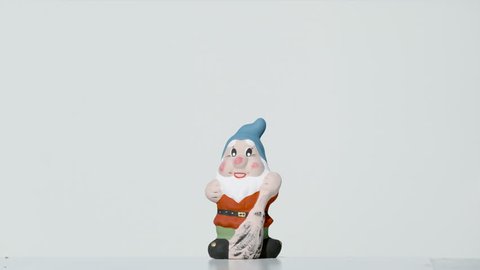 Lawn Gnome Exploding Ultra Slow Motion Stock Footage Video (100% ...