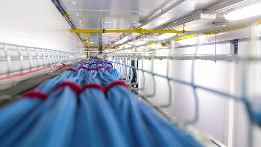 data center cable infrastructure Stock Footage Video (100% Royalty-free ...