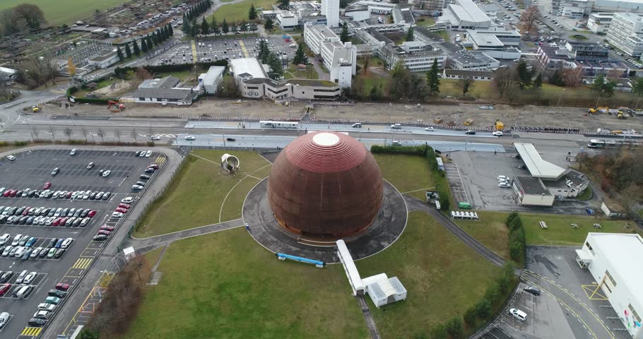 Aerial View of Cern, Geneva, Stock Footage Video (100% Royalty-free ...
