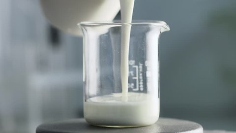 Laboratory Control Experiments Milk Testing Reagent Stock Footage Video ...