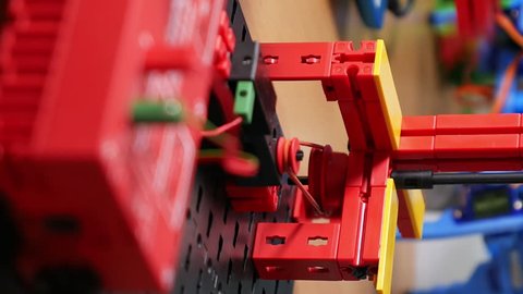 Automatic Robotics Simulator Model Computer Based Stock Footage Video ...