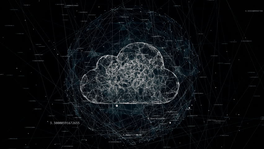Cloud Computing, Tech Animation of Stock Footage Video (100% Royalty ...