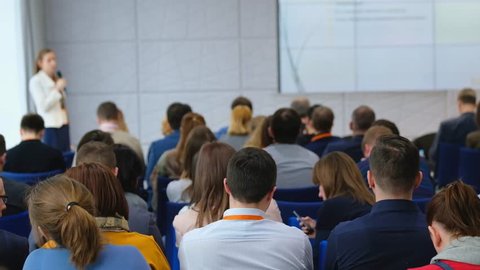 Adult Students Listen Professors Lecture Small Stock Photo 674781289 ...