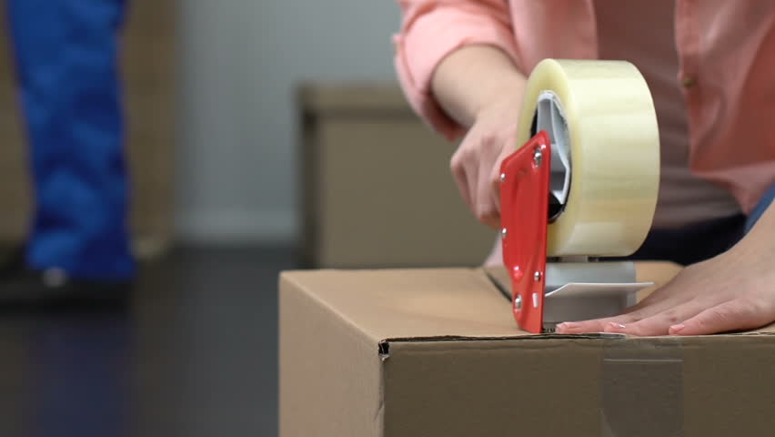 Girl Packing Stuff in Box, Stock Footage Video (100% Royalty-free ...