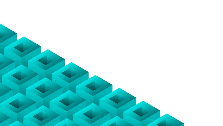 blue 3d square background Stock Footage Video (100% Royalty-free ...