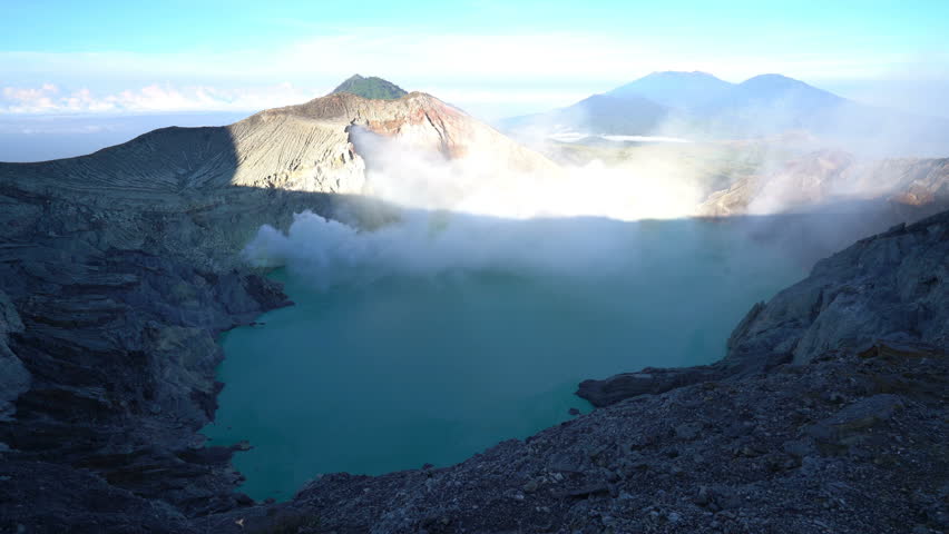 Mount Ijen, Kawah Ijen, Java, Stock Footage Video (100% Royalty-free ...