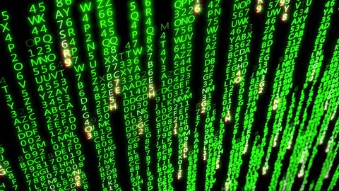 Background Binary Code Computer Data Digital Stock Footage Video (100% ...