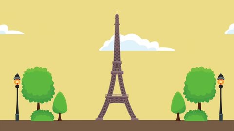 Vector City Background Paris Stock Vector (Royalty Free) 187661807