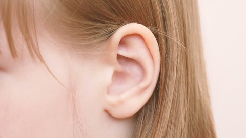 Little Girls Ear Closeup Stock Footage Video (100% Royalty-free ...