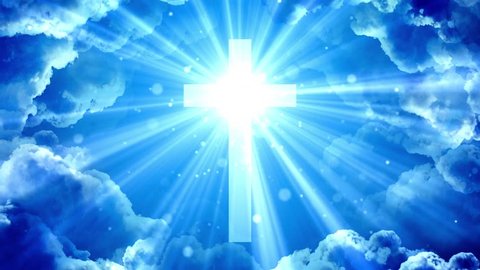 Worship Prayer Based Cinematic Clouds Light Stock Footage Video (100% ...