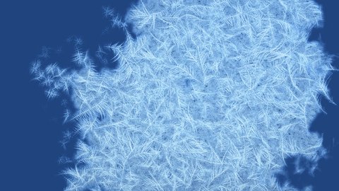 Ice Freezing Animation Screen Right Left Stock Footage Video (100% ...