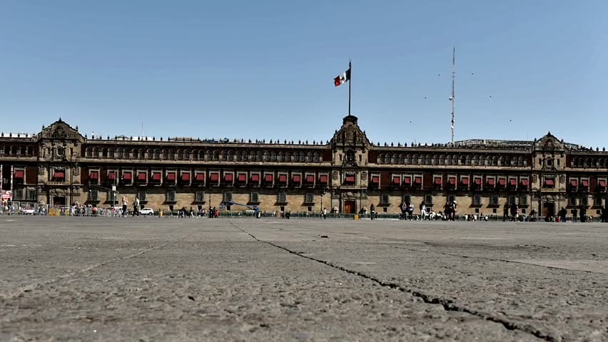 Mexico City, Zocalo, Main Square, Stock Footage Video (100% Royalty ...