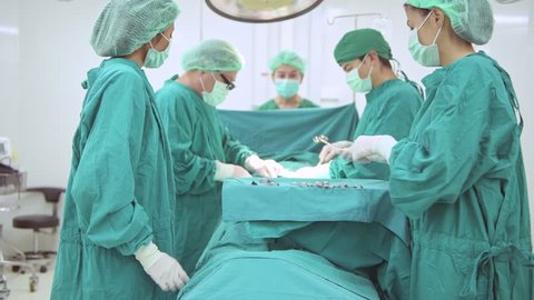 Surgeon Work Senior Male Chinese Surgeon Stock Footage Video (100% ...