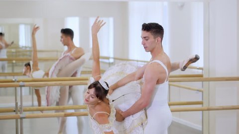 Training Before Performance Man Practicing Classical Stock Footage ...