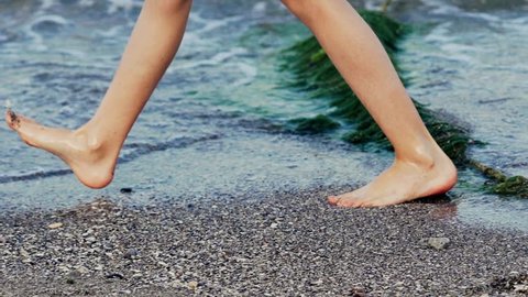 Close Woman Feet Wiggling Toes Stock Footage Video (100% Royalty-free ...