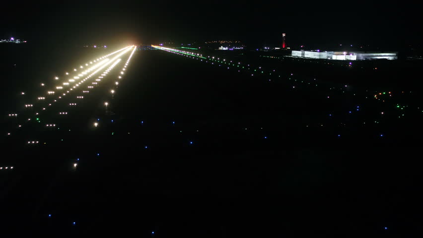 airport air traffic control tower airfield Stock Footage Video (100% ...