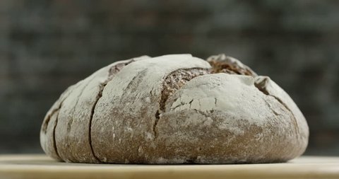 Rotating Bread On Turntable Stock Footage Video (100% Royalty-free ...