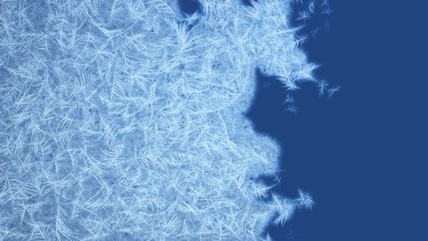 Ice Freezing Animation Screen Left Right Stock Footage Video (100% ...