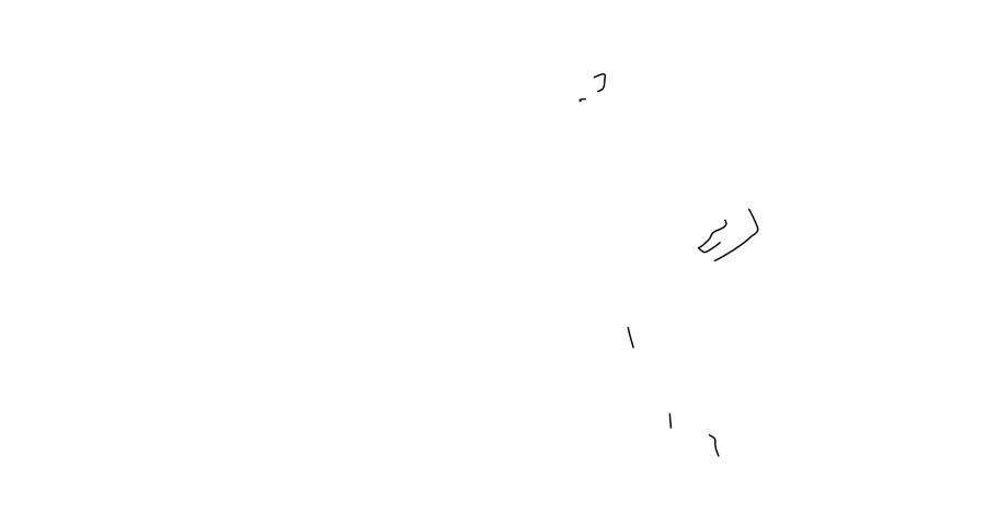 Self drawing animation of continuous line drawing of woman making ...