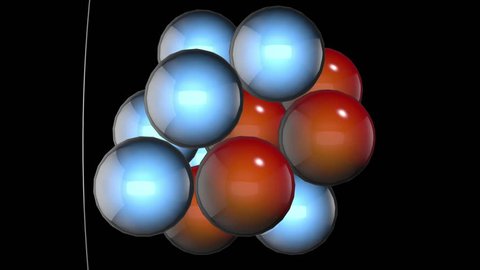 Azoth Zoom Out Atoms 3d Animation Stock Footage Video (100% Royalty ...