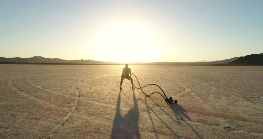 Slow Motion Athletic Man Doing Stock Footage Video (100% Royalty-free ...