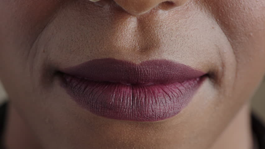 Close up Beautiful African American Stock Footage Video (100% Royalty ...