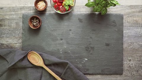 Herbs Spices Cooking On Stone Table Stock Photo 463419116 | Shutterstock