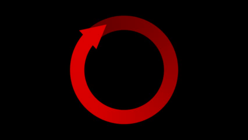 Rotation of the Circle. Animated Stock Footage Video (100% Royalty-free ...