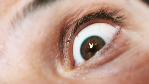 Man Having Seizure Eye Twitching Nervously Stock Footage Video (100% ...