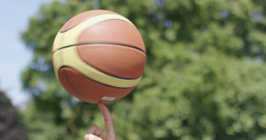 Basketball Spinning On a Finger, Stock Footage Video (100% Royalty-free ...