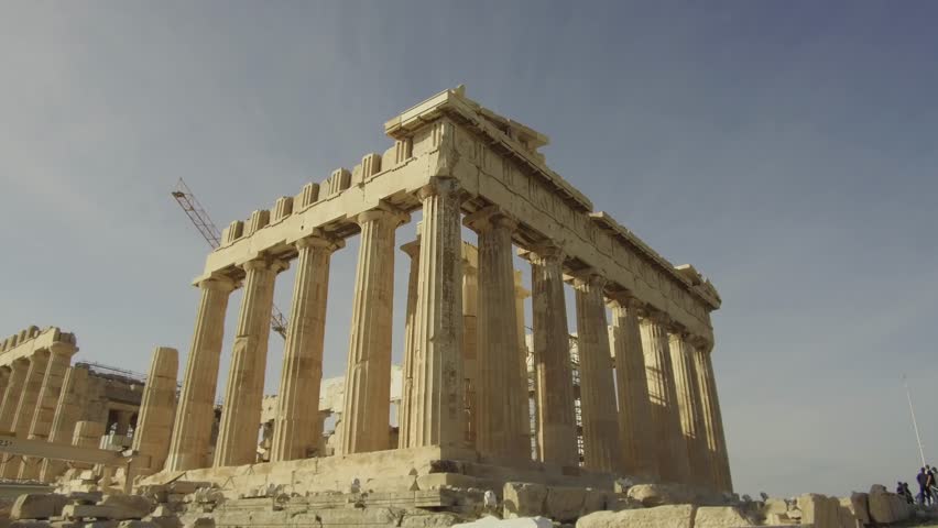 athens greece acropolis building Stock Footage Video (100% Royalty-free ...