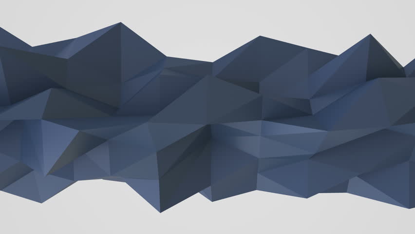 Abstract Low Poly Origami 3d Animation Stock Footage Video (100% ...