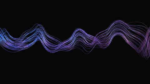 Vector Wave Lines Flowing Dynamic Blue Stock Vector (Royalty Free ...