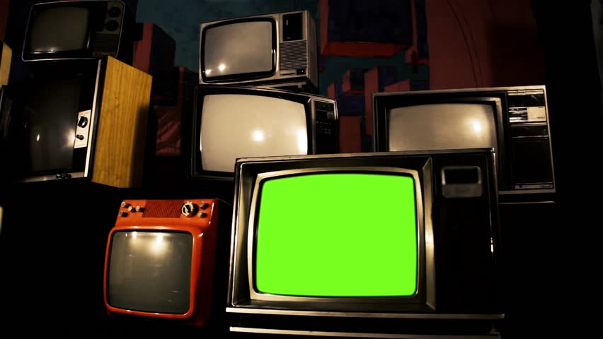 old tv green screen many 80s Stock Footage Video (100% Royalty-free ...