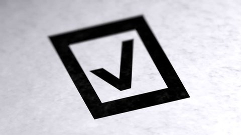 Checkbox Looping Footage Has 4k Resolution Stock Footage Video (100% ...