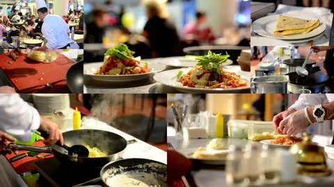4k Compilation Montage Chefs Prepare Food Stock Footage Video (100% ...