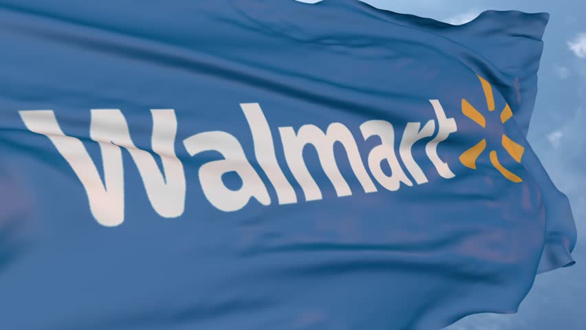 Walmart logo flag Stock Video Footage - 4K and HD Video Clips ...