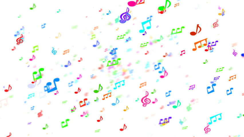 music notes alpha channel included Stock Footage Video (100% Royalty ...