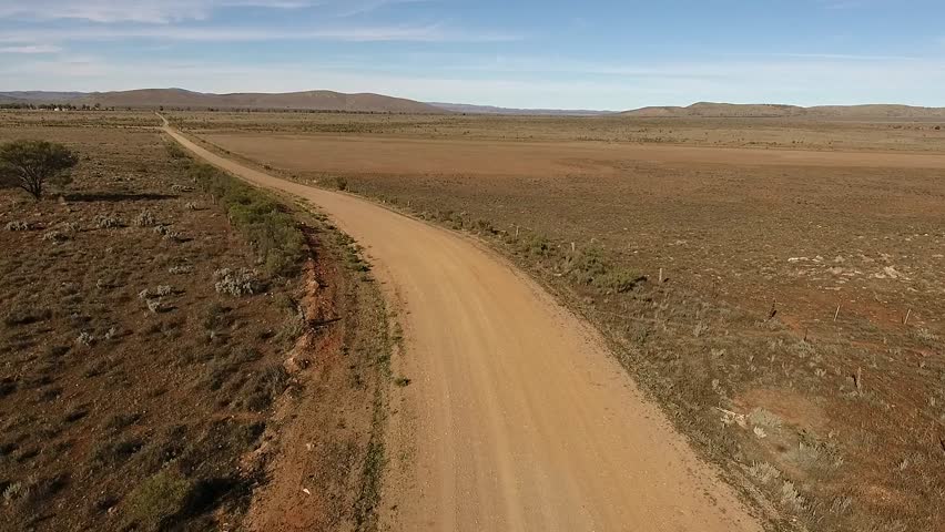 Remote Dirt Road in Australian Stock Footage Video (100% Royalty-free ...