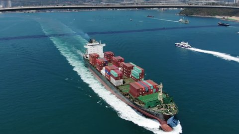 Heavy Load Carrier Ship Loaded Electric Stock Photo 1599078868 ...