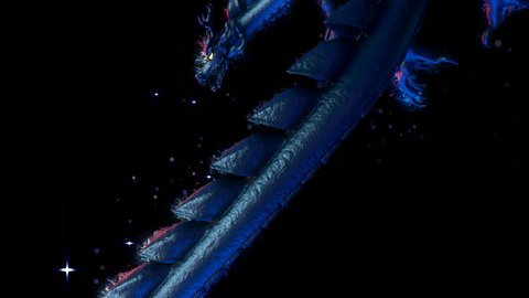 Flying Chinese Dragon Vj Loop Magic Stock Footage Video (100% Royalty ...