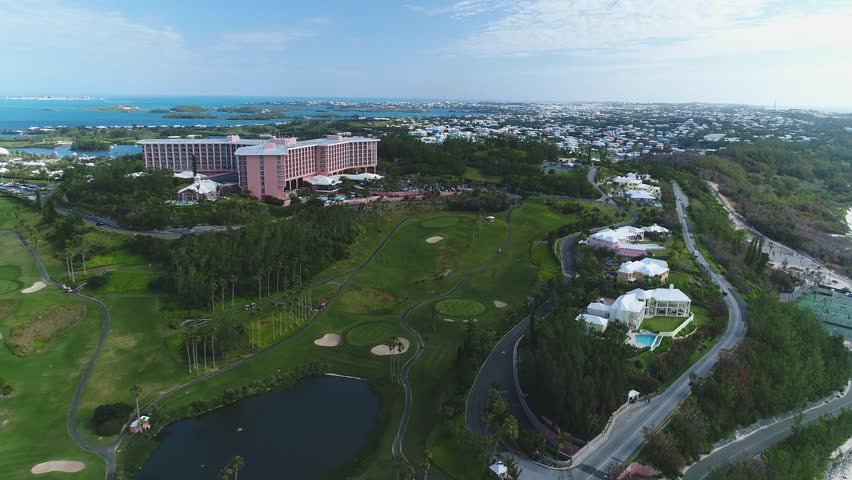 Aerial of Bermuda Shot in Stock Footage Video (100% Royalty-free ...