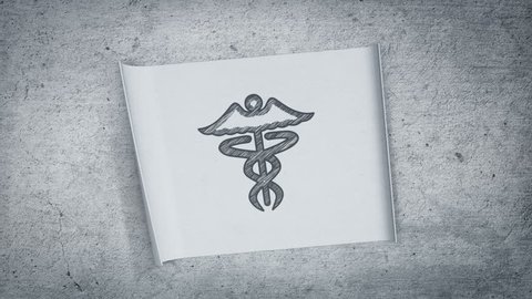 Animation Unfolding Sticker On Glass Wood Stock Footage Video (100% ...