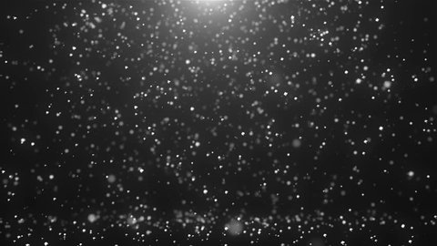 Abstract Falling Atmospheric Snow Space Computer Stock Footage Video ...