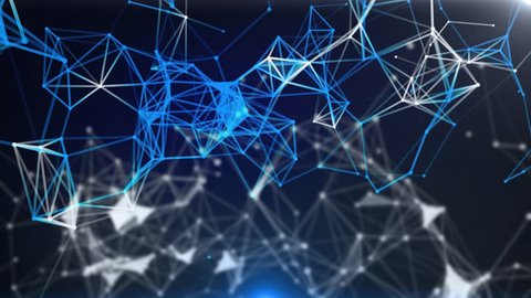 Abstract Technology Big Data Background Concept Stock Footage Video ...