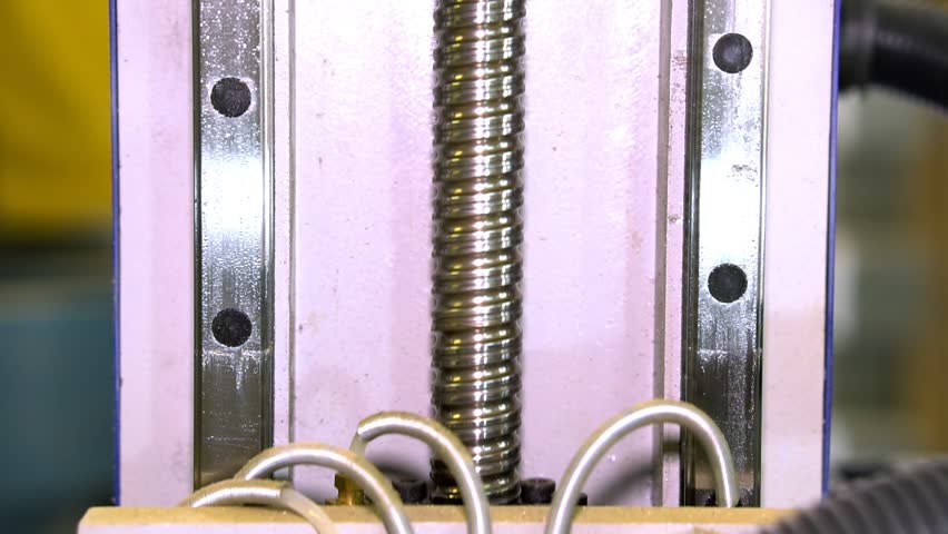 Close-up Process of the Spindle Stock Footage Video (100% Royalty-free ...