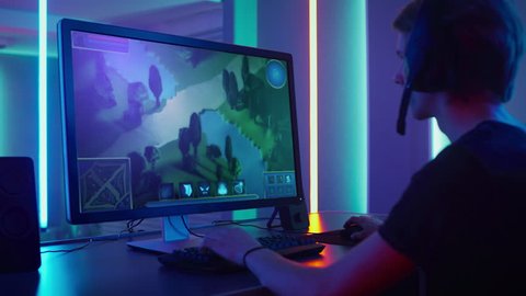 Team Professional Esport Gamers Playing Competitive Stock Photo (Edit ...