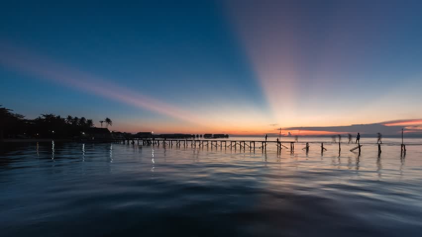 beautiful day night time lapse scene Stock Footage Video (100% Royalty ...