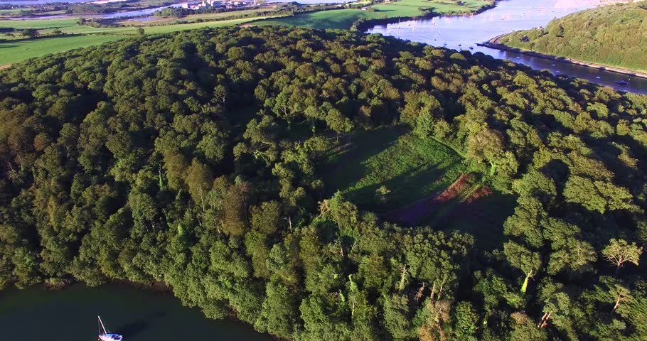 drakes point crosshaven carrigaline cork overlooking Stock Footage ...