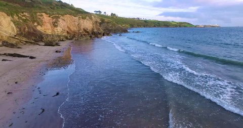 White Bay Beach Off Whitegate Co Stock Footage Video (100% Royalty-free ...